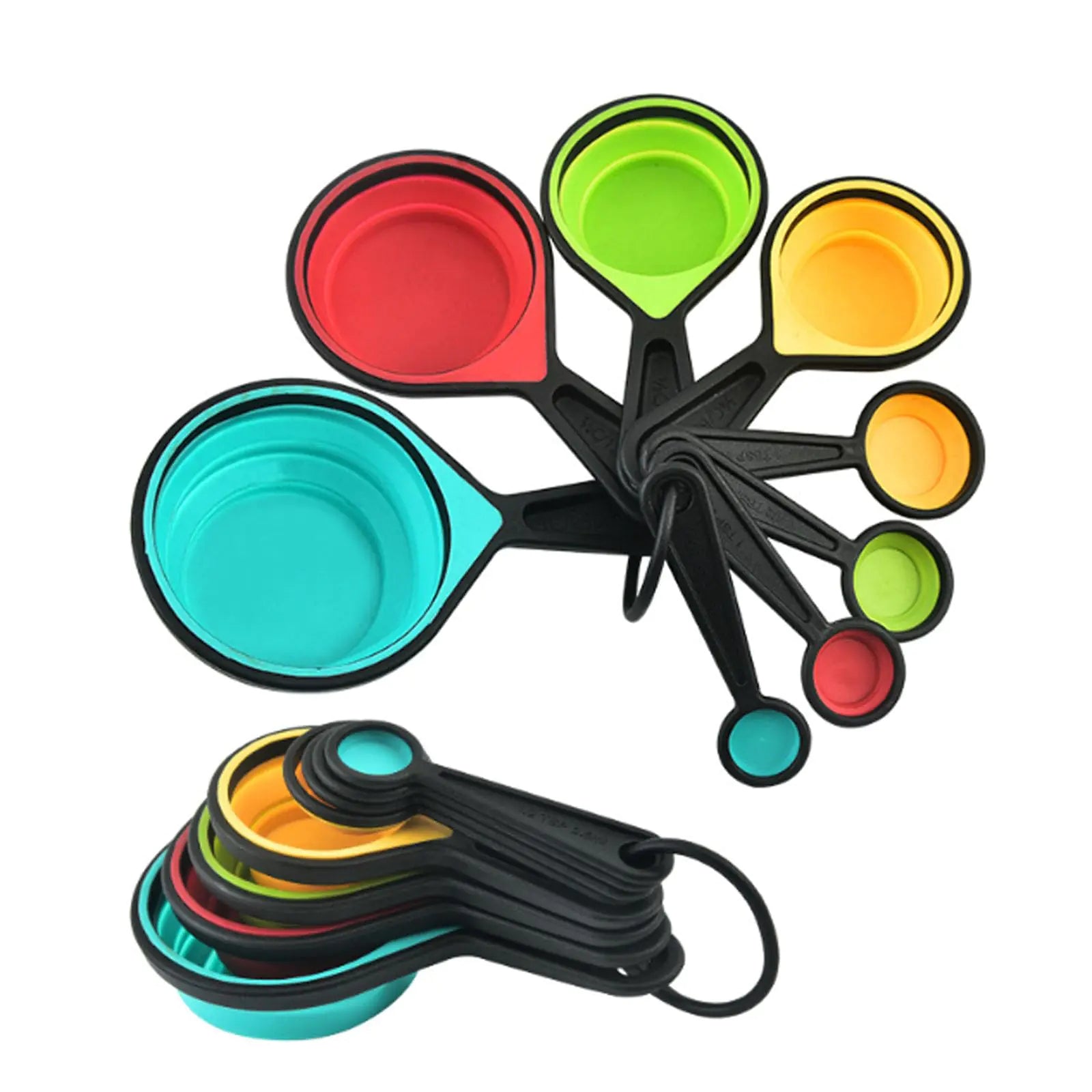 Collapsible Silicone Measuring Cups Set – The Neat Nest